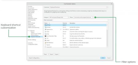 Creëer je eigen Creo Keyboard Shortcuts - CAD Services